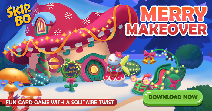 Come on! Let's deck the halls in Skip-Bo!