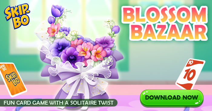 Schauen Sie sich diesen schönen Strauß an! Spielen Sie Skip-Bo und ...